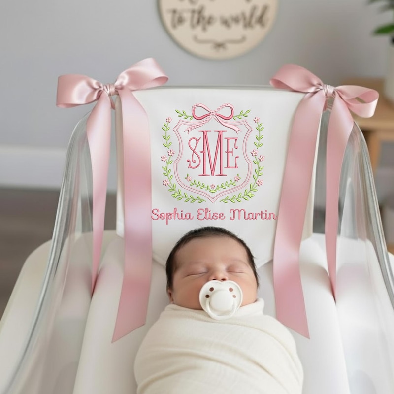 Embroidery Sign Baby Girl - Etsy