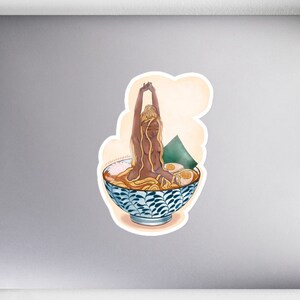 Ramen Girl 3 Sticker, Ramen Sticker, Japanese Food Sticker, Japan ...