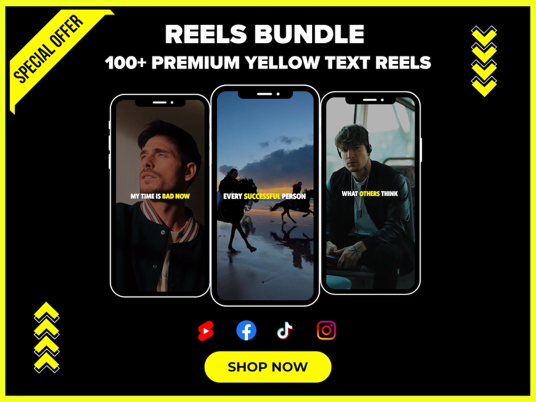 100+ Premium Yellow Highlighted Text Reels | Youtube, Instagram ...