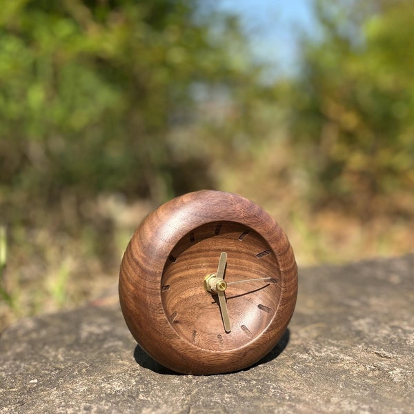 Walnut Clock - Etsy