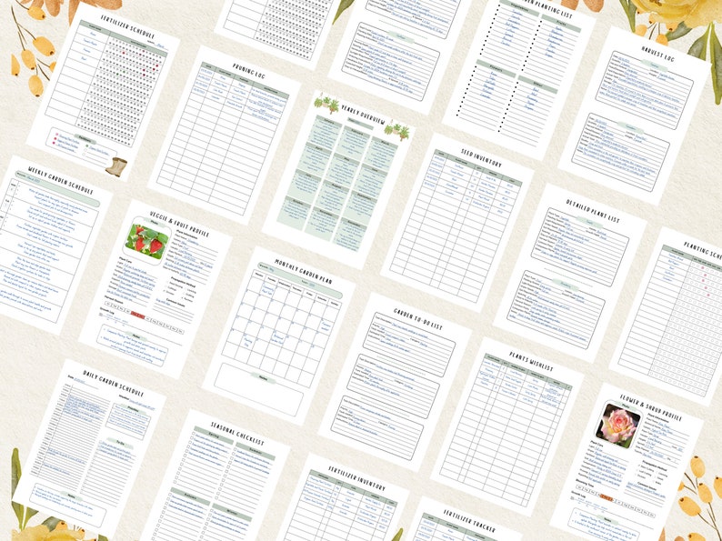 Gardening Planner Printable Ultimate Garden Planner Gardening Log Plant ...
