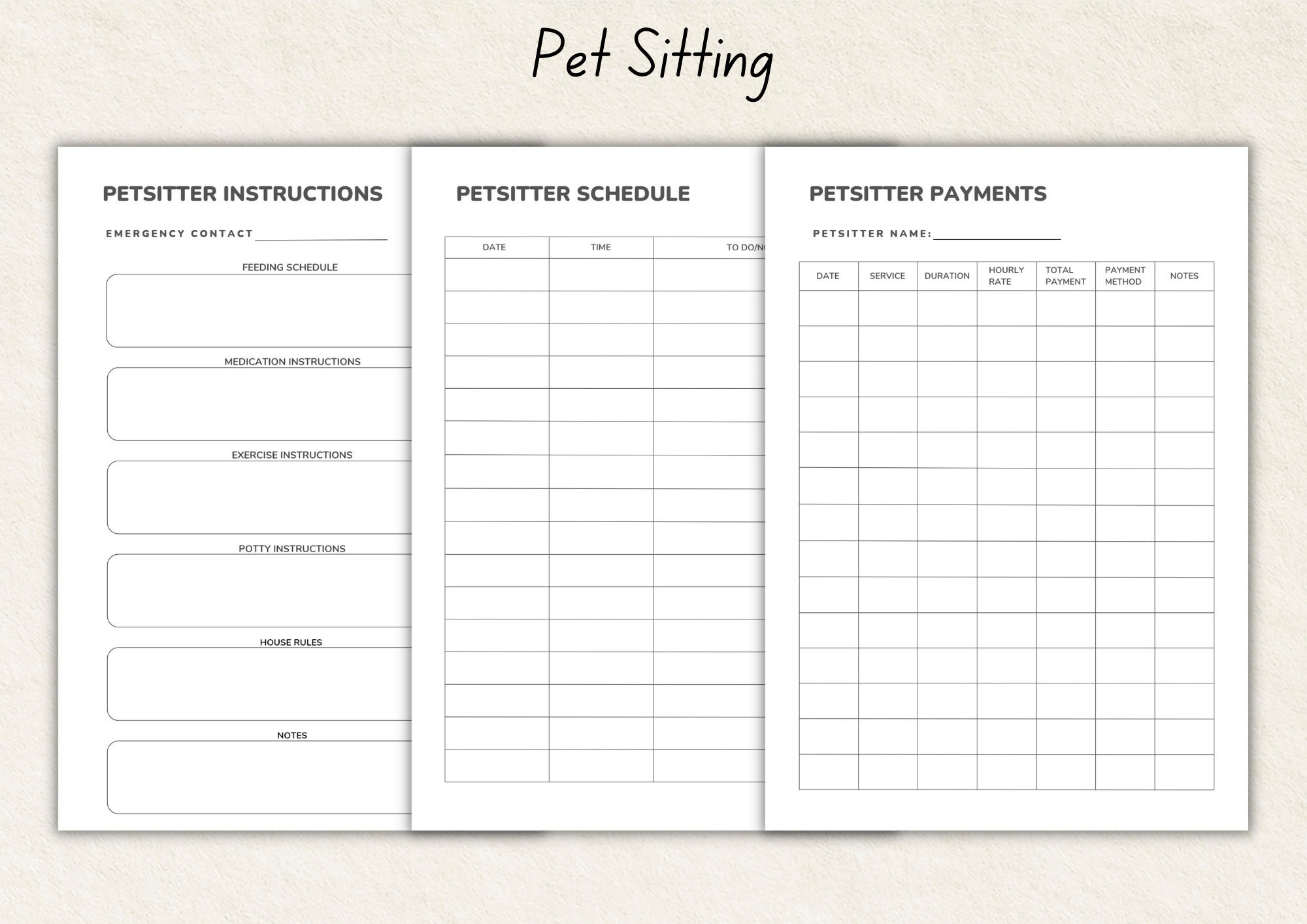 Ultimate Dog Planner Printable Dog Care Pet Planner Pet Care - Etsy