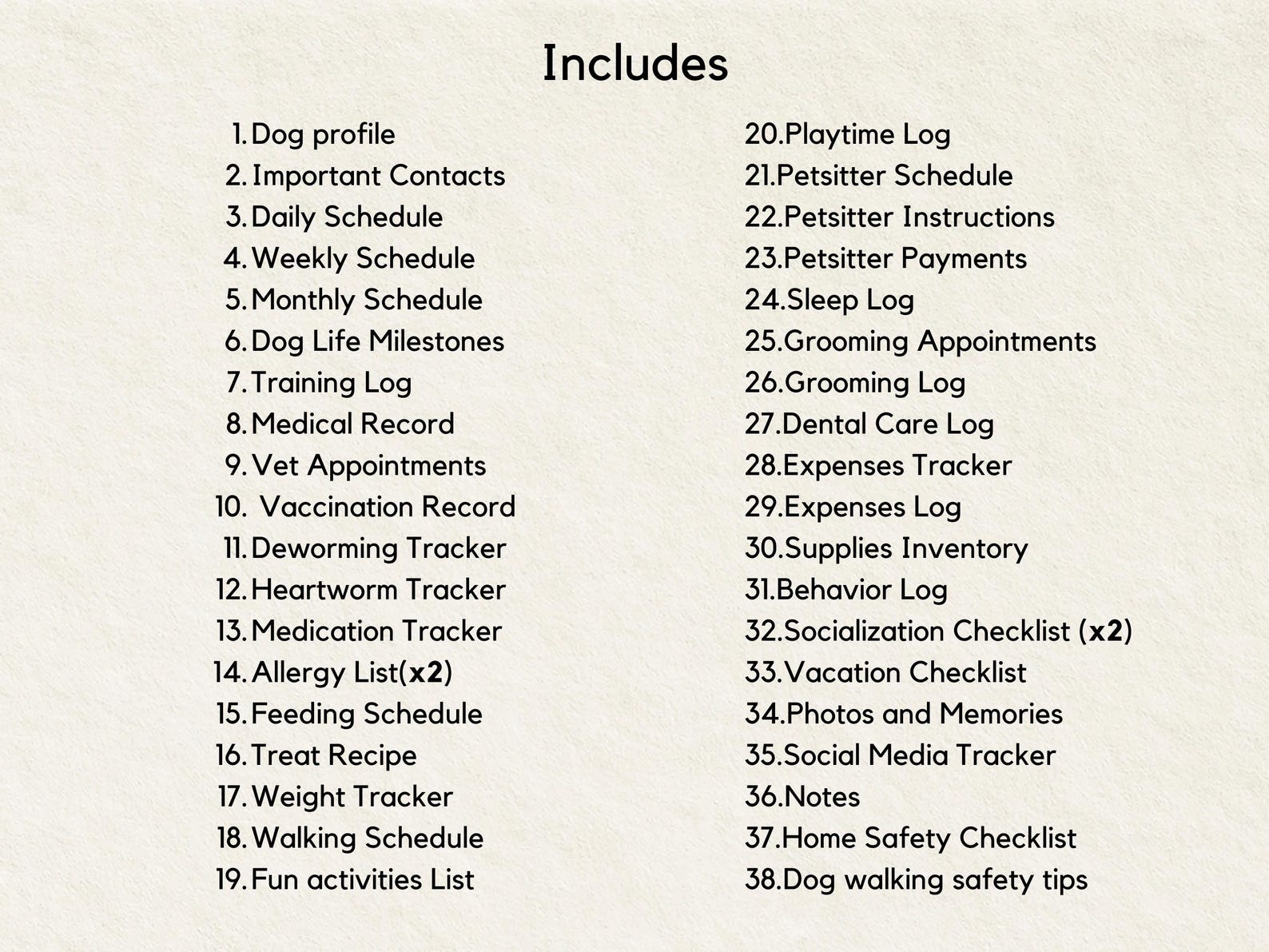 Ultimate Dog Planner Printable Dog Care Dog Journal Pet Planner Pet ...