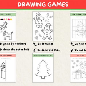 Christmas Activity Book Printable Christmas Activities Christmas ...
