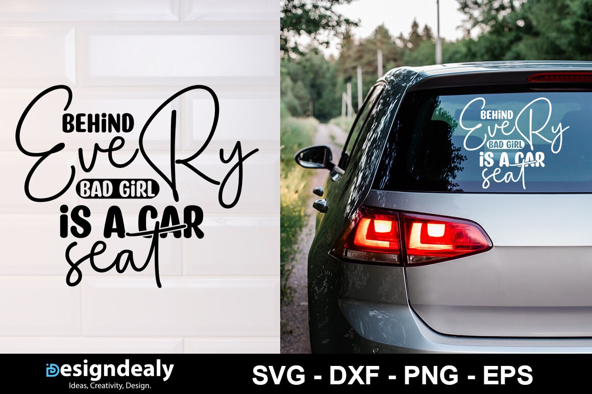 Car Stickers SVG Bundle by Oxee Hand Lettered Car Quotes Svg - Etsy