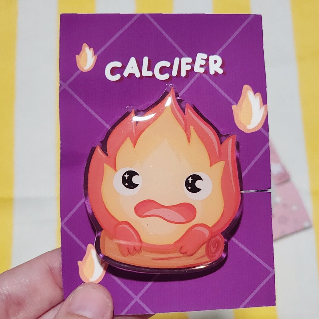 Anime Cute Phone Grip Ghibli - Catbus, Calcifer, Soot Sprite - Etsy