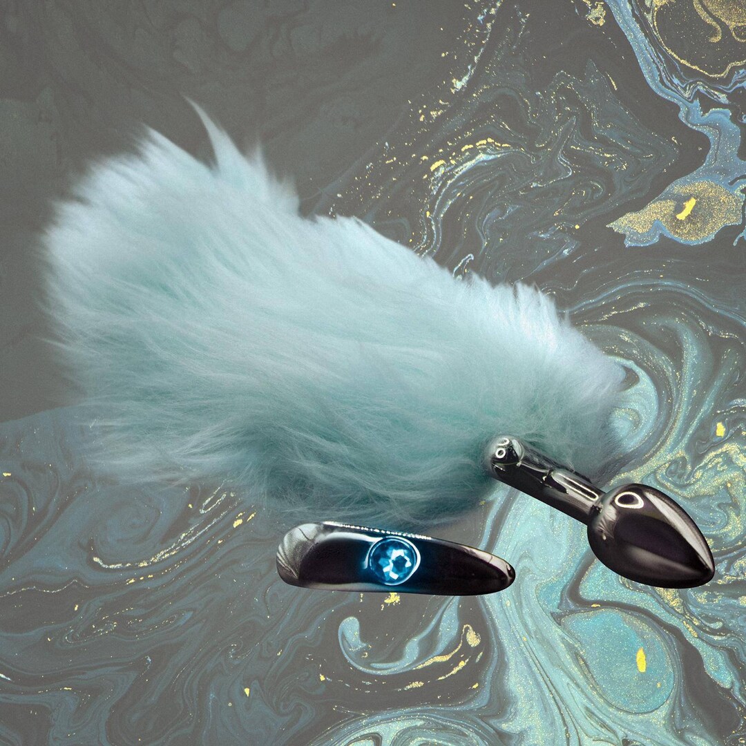 Cotton Candy Fox Tail Butt Plug - Etsy UK