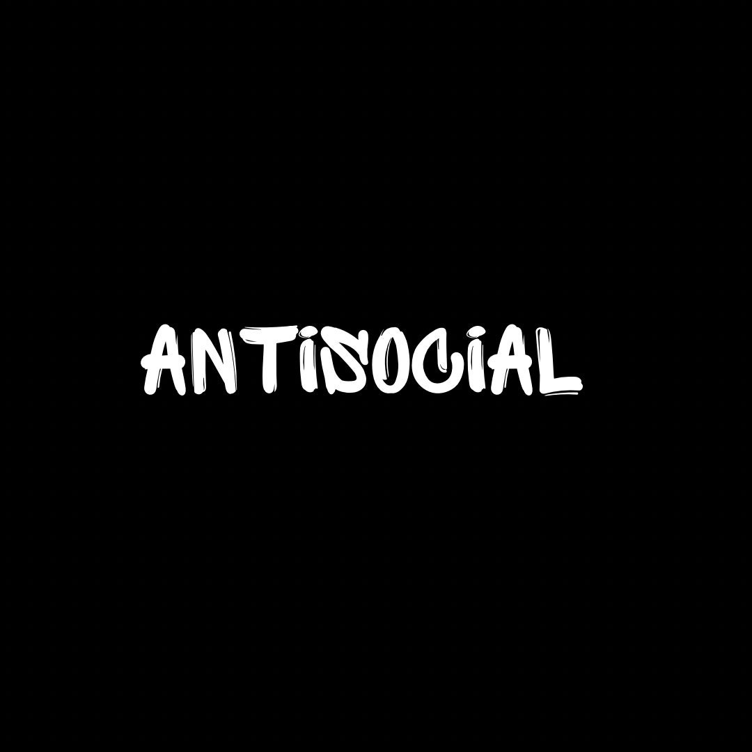 Antisocial Sticker Car Sticker Sun Strip - Etsy