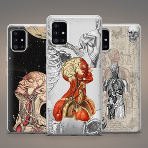 Body Anatomy Phone Case Medical Vintage Art Cover for iPhone 15 Pro, 14 ...