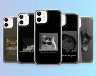 Cat Meme Phone Case - Etsy