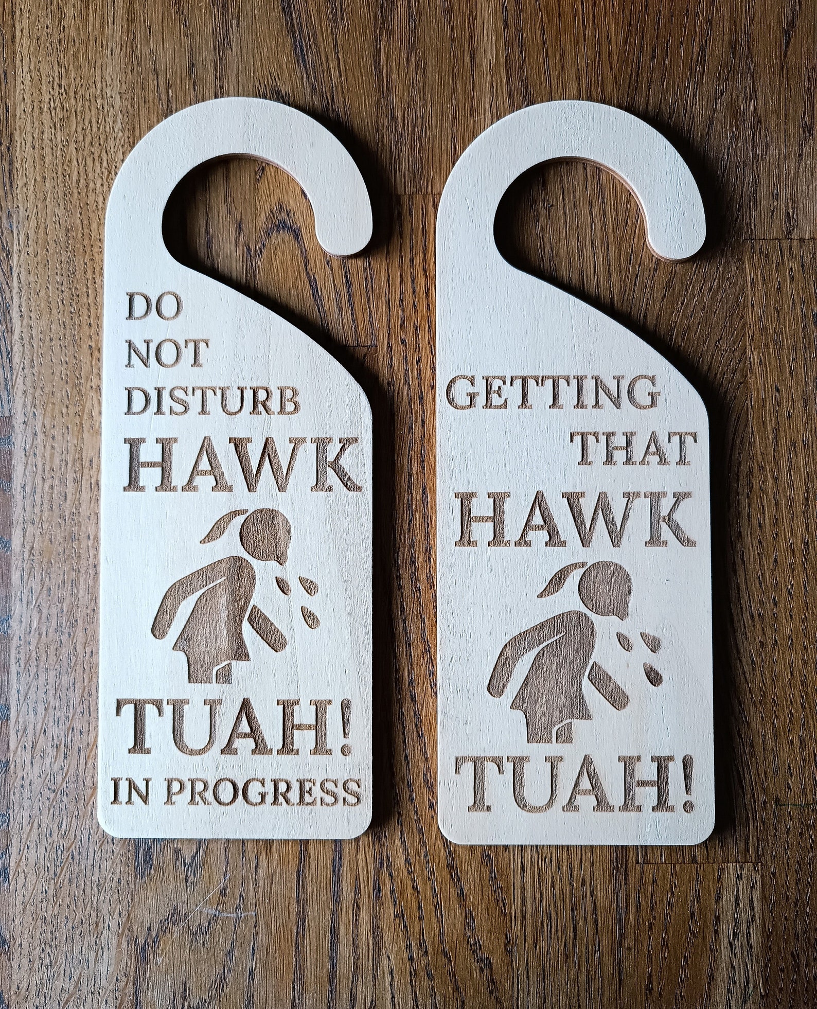 Hawk Tuah Door Hanger SVG DXF AI Files: Meme 2024 (digital File) - Etsy