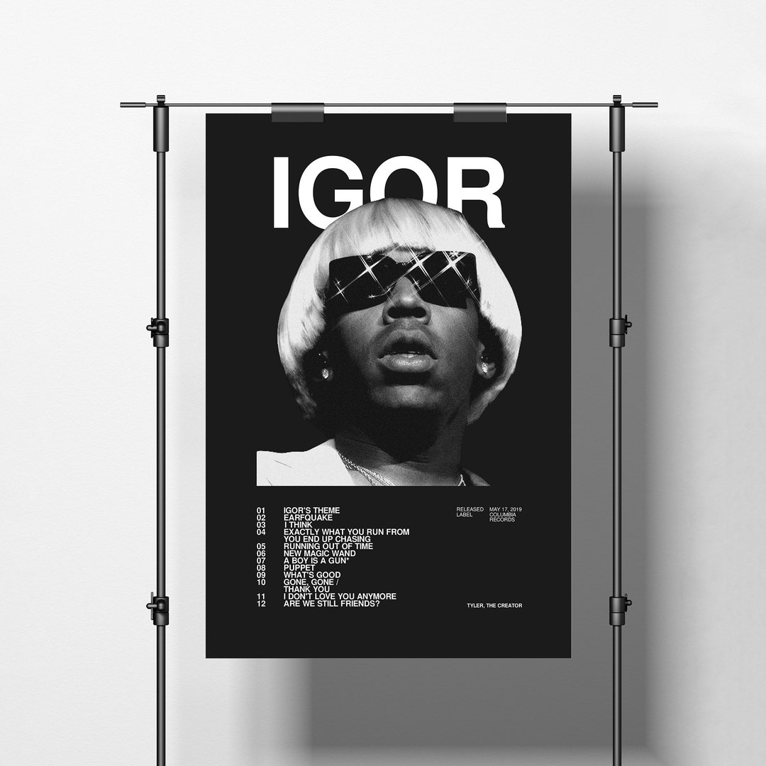 Tyler the Creator Poster Igor Poster Igor Tracklist Album - Etsy