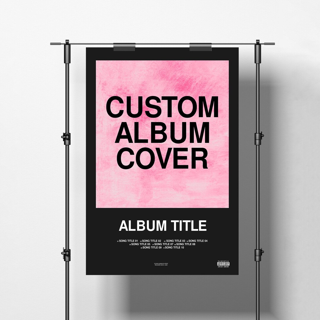 Stylized Album Cover Poster Personalized Album Cover Art - Etsy
