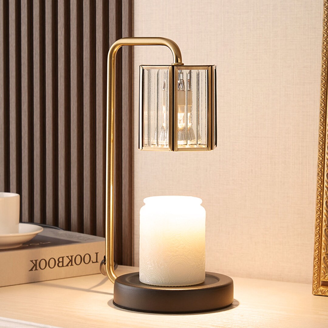 Wax Melting Lamp Glass Lampshade Metal Basement Stepless - Etsy