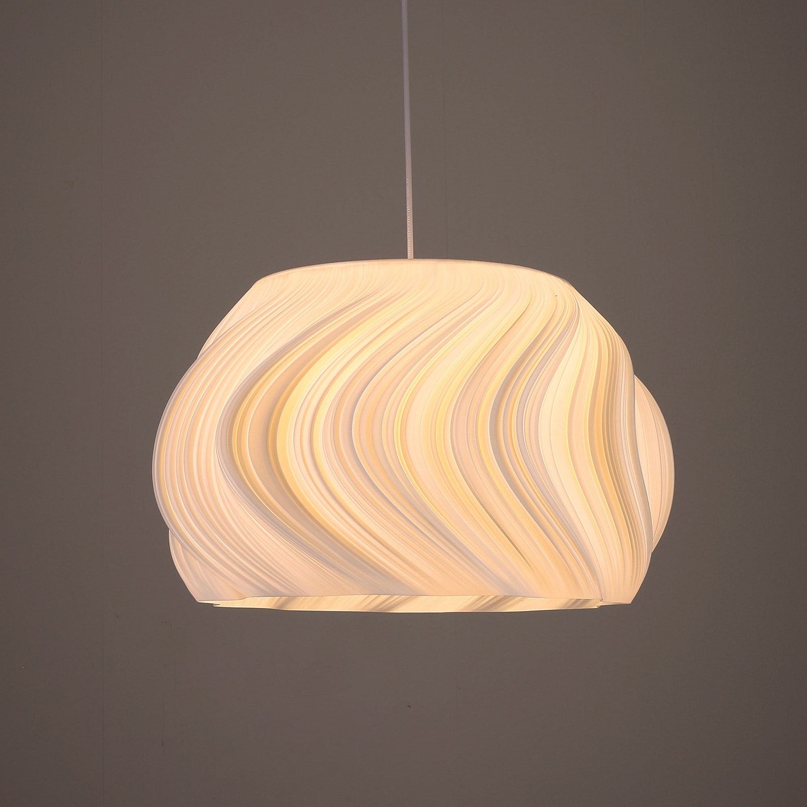 3D Printed Ceiling Light, Art Decor Nordic Minimalistic Pendant Lamp ...