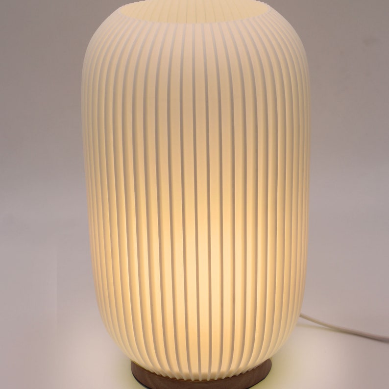 3D Printed Lamp, Lantern Shape 3D Print Table Lamp, Standing Lamp ...
