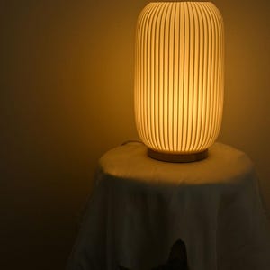 3D Printed Table Lamp, Lantern Shape 3D Print Desk Lamp, Standing Lamp ...