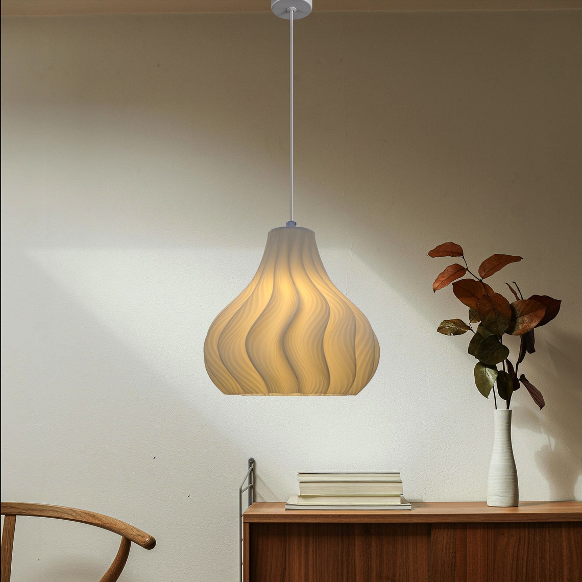 3D Printed Hanging Pendant Lamps Lights for Ceiling or Table, Nordic ...