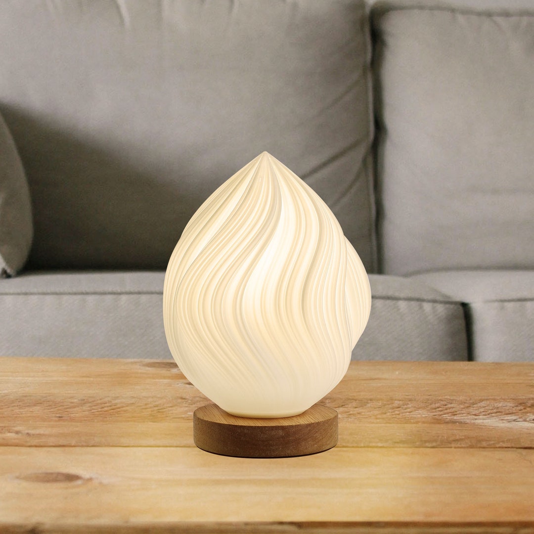 Mini 3D Printed Table Lamp for Room Decoration, Housewarming Gift, PLA ...