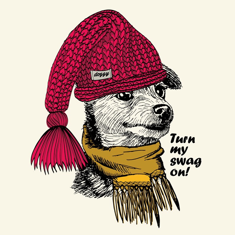 Red Beret Dog, Animal Drawing Designs,unique and Creative Drawings ...