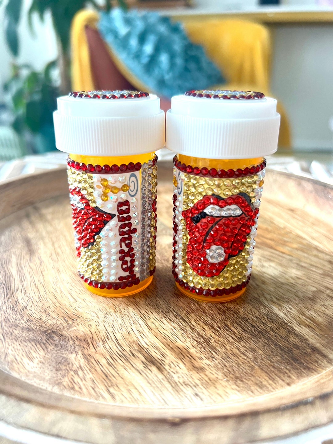 Lexapro Bedazzled Pill Bottles LIMITED SUPPLY, Unique Pill Organizer ...