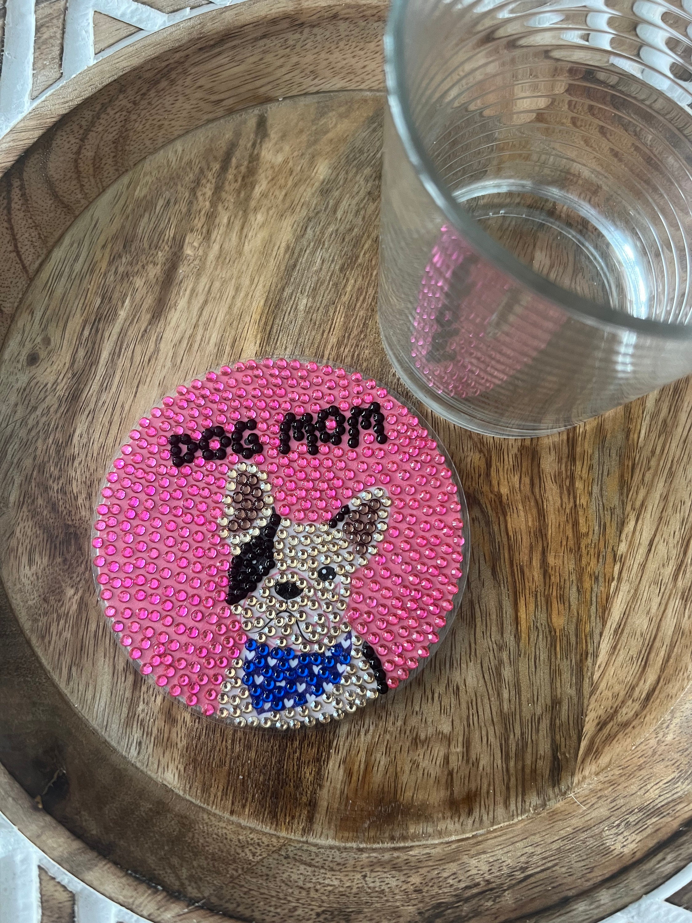 Frenchie Dog Mom Coaster or Art Accent Frenchie Mom, Frenchie ...