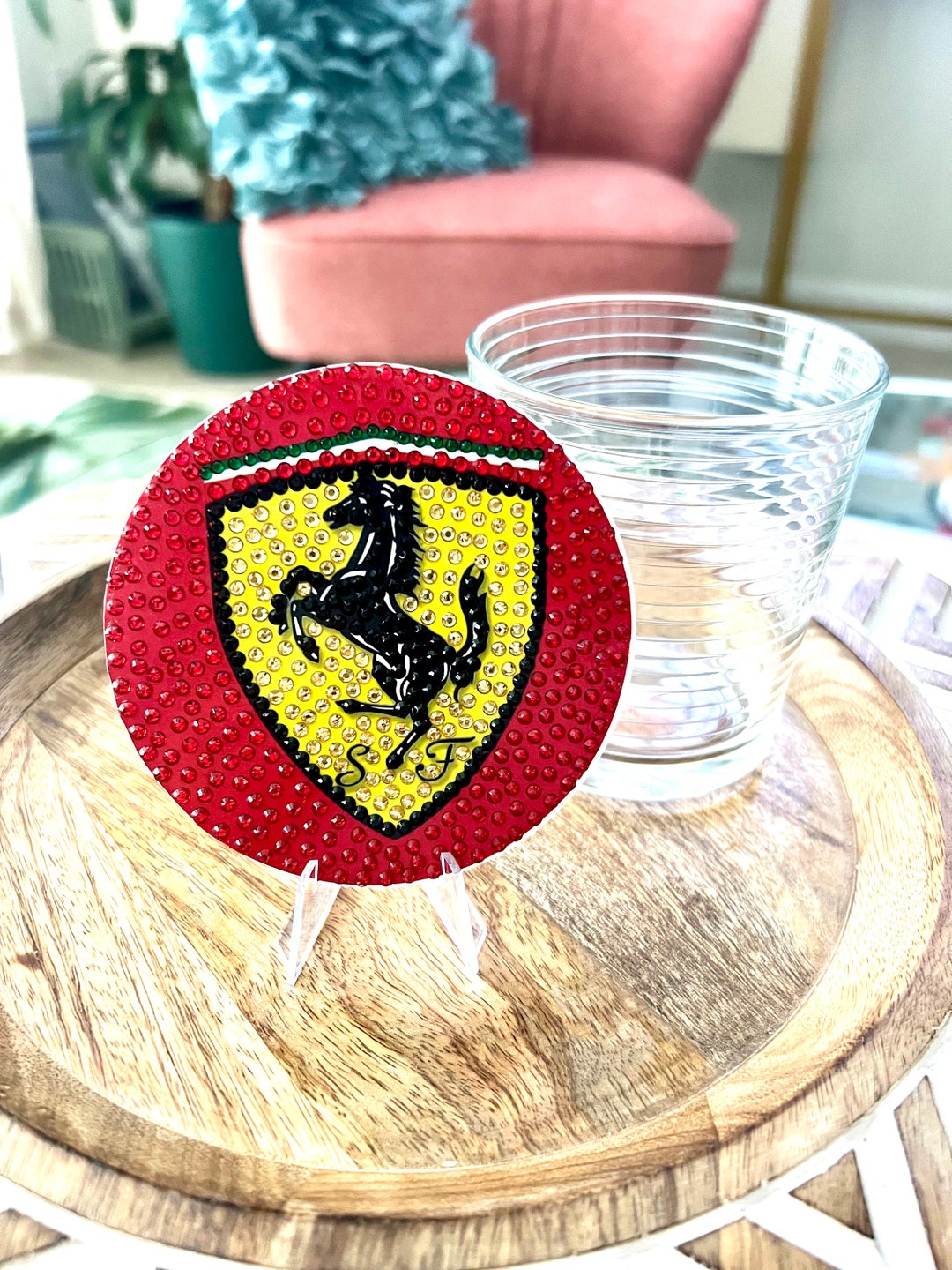 Ferrari Coaster or Display as Art Ferrari Gifts Ferrari Art Ferrari ...