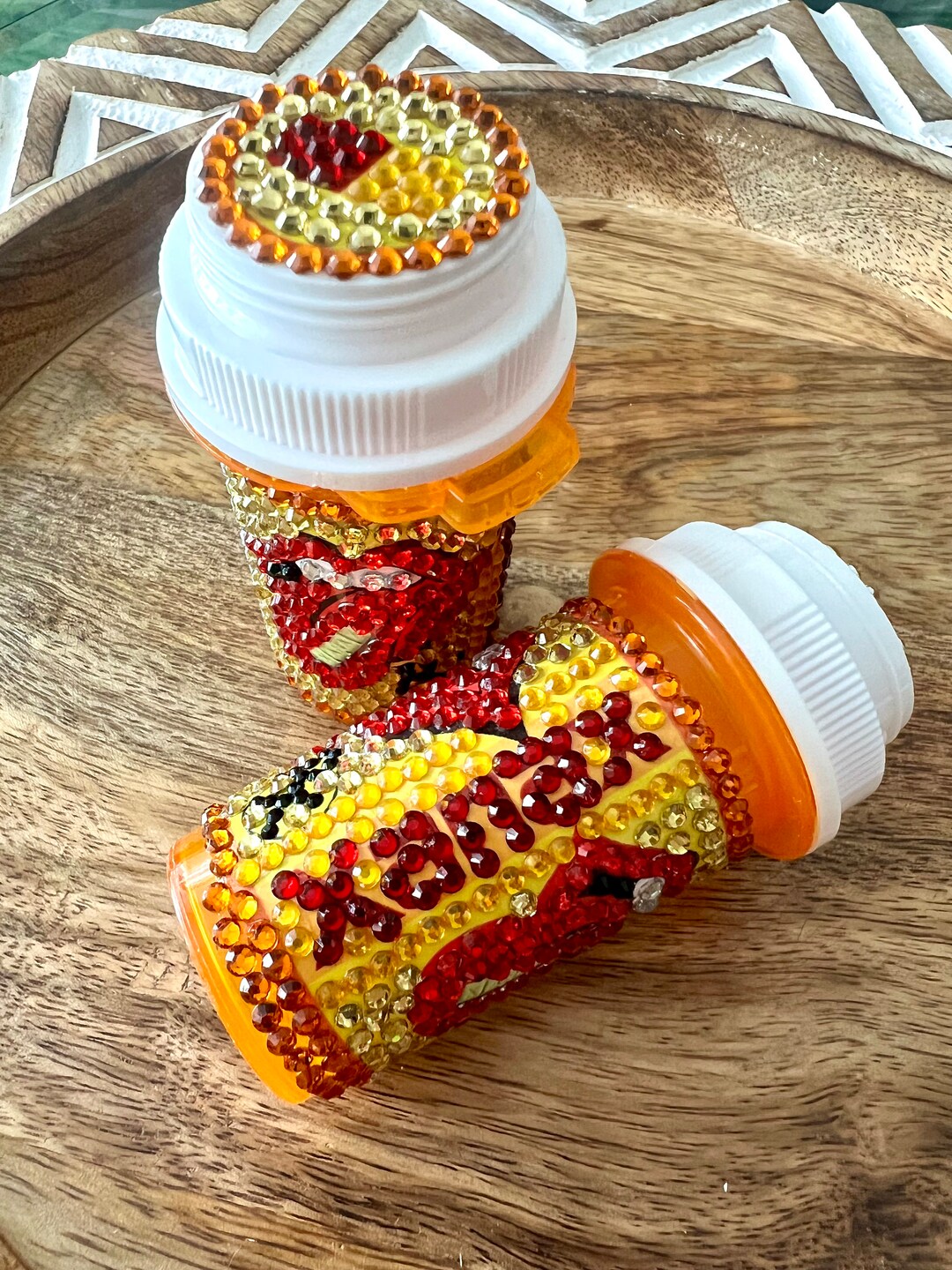 Xanax Bedazzled Pill Bottles BACK IN STOCK, Unique Pill Organizer ...