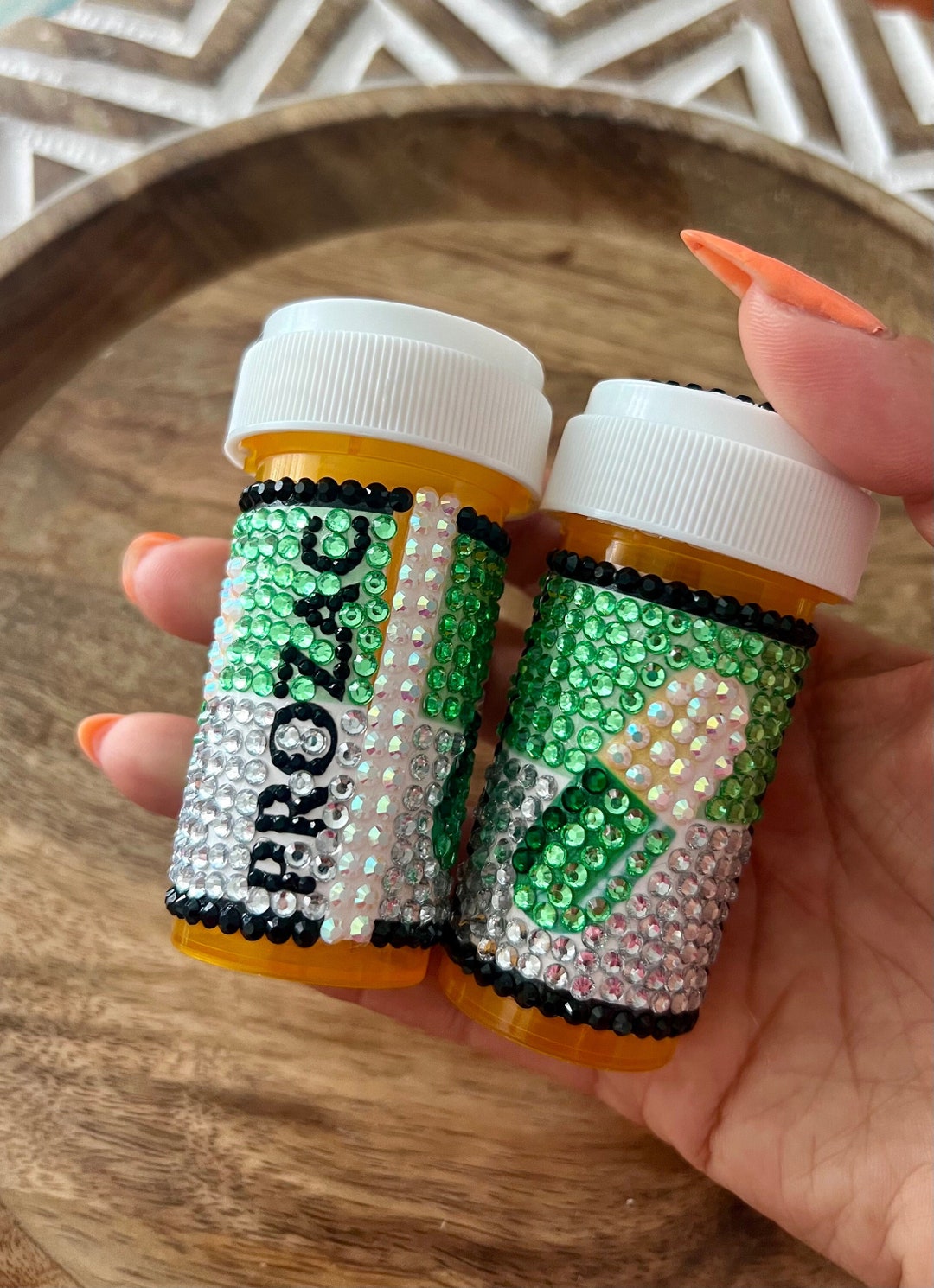 NEW Prozac Bedazzled Pill Bottles LIMITED Supply, Adler Pills, Bling ...