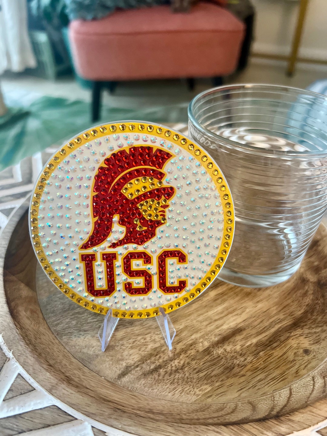 USC Coasters or Art Display With Stand USC Merch USC Trojans Merch ...