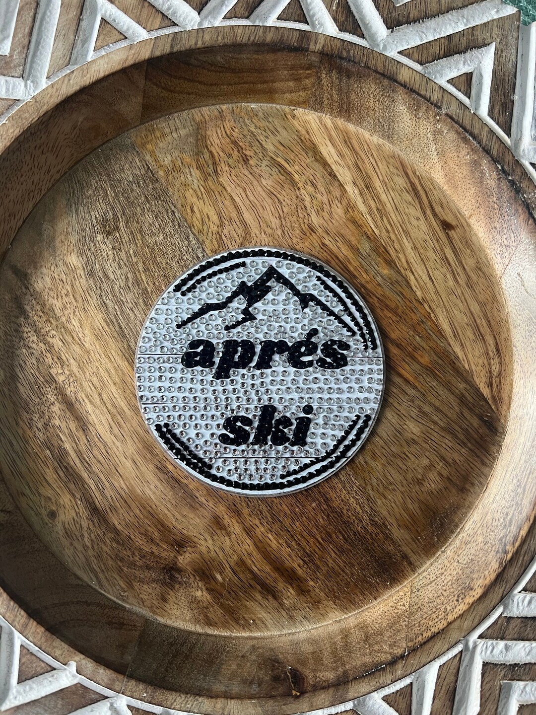 Apres Ski Coaster Ski Decor Ski House Decor Snowboard - Etsy