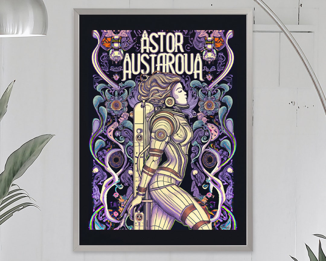 Anastasia | Original Astro Girls Collection, Retro Space Art, Sci-fi ...
