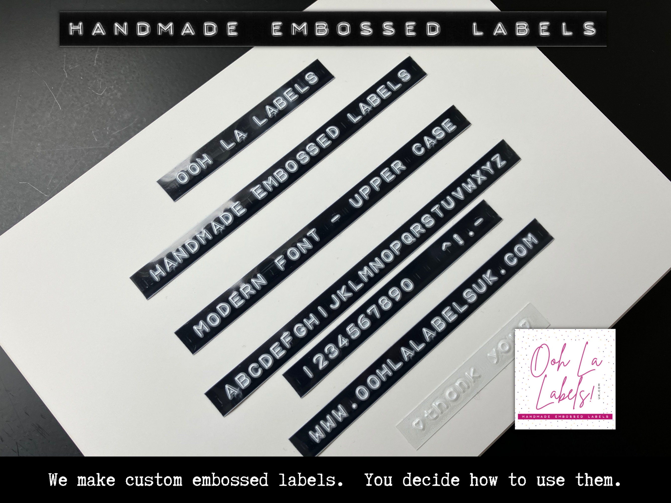 Custom Name Labels, Dymo Motex Embossed Labels, Custom Embossed Labels ...