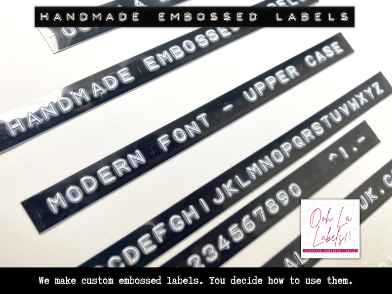 Custom Name Labels, Dymo Motex Embossed Labels, Custom Embossed Labels ...