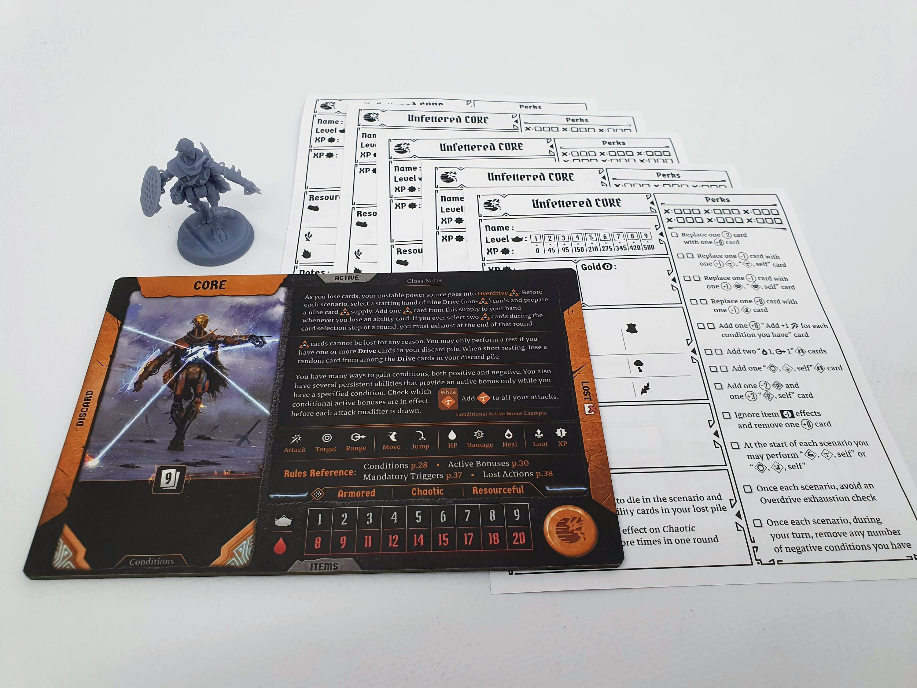 Print of Fan-made Character for Frosthaven - Unfettered CORE - Etsy