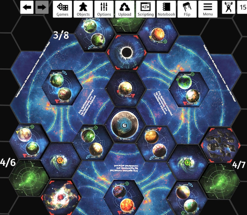 Hyperlane Sector for 5 or 3 Players: TI 4ED - Etsy