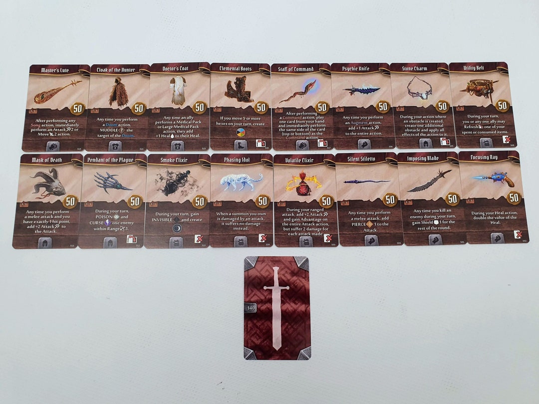 Solo Items and Solo Scenarios for Gloomhaven - Etsy