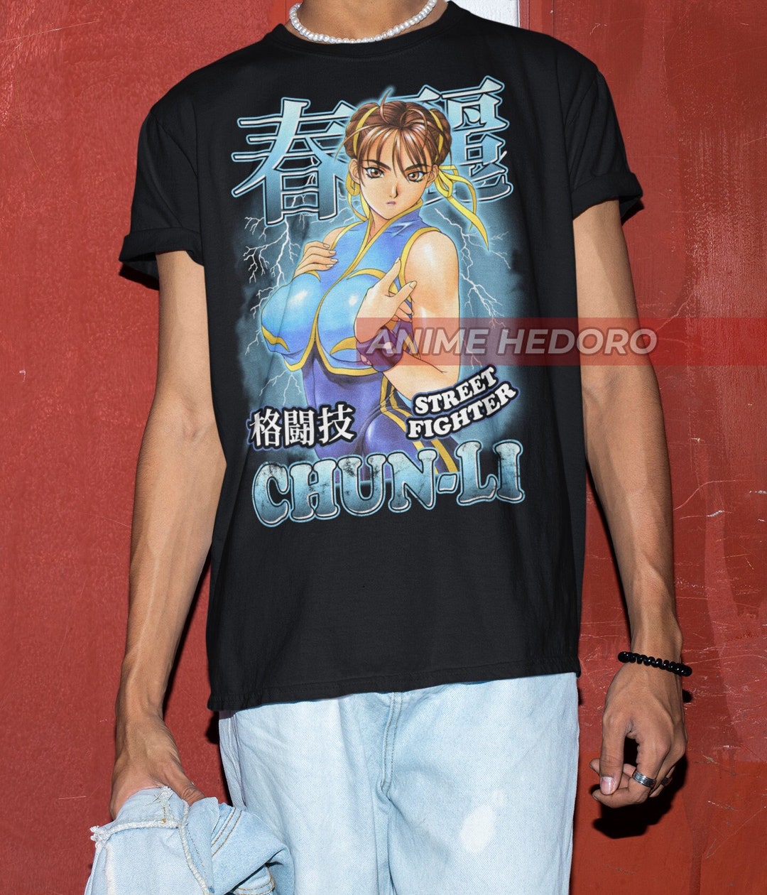 Unisex SF2 Chun-li Gaming Bootleg Shirt, Anime Waifu Shirt - Etsy