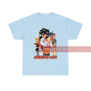 Unisex Gunsmith Cats Rally Vincent Anime T-shirt, Retro Manga Waifu ...