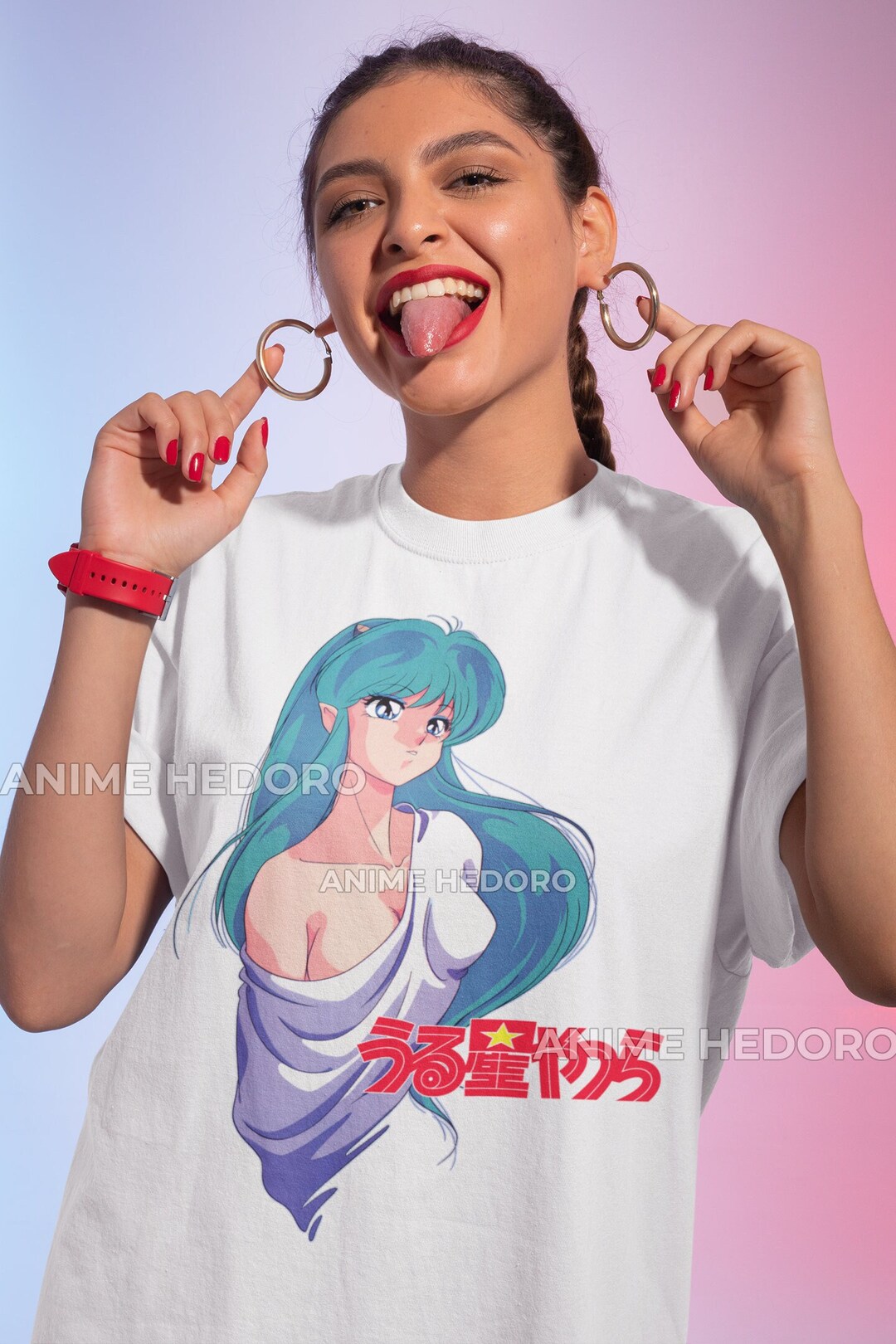 Unisex Obnoxious the Invader Girl Anime T-shirt, Retro Manga Waifu ...