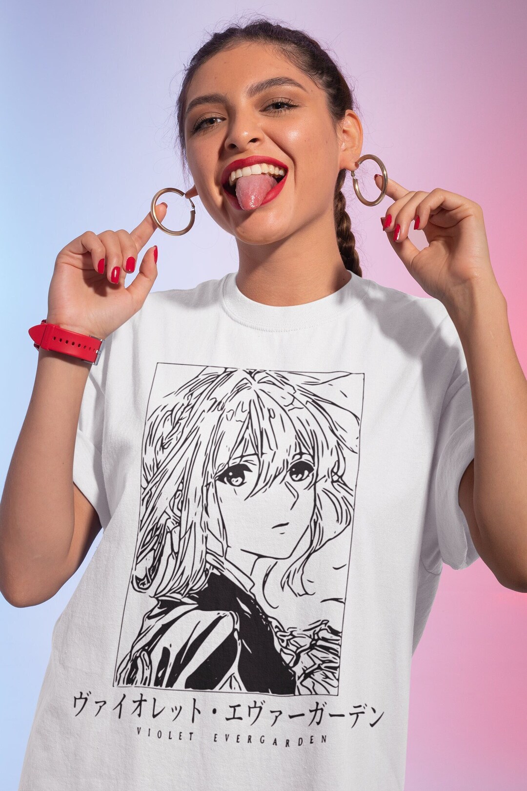 Unisex Violet Evergarden Anime T-shirt Manga Waifu Shirt - Etsy