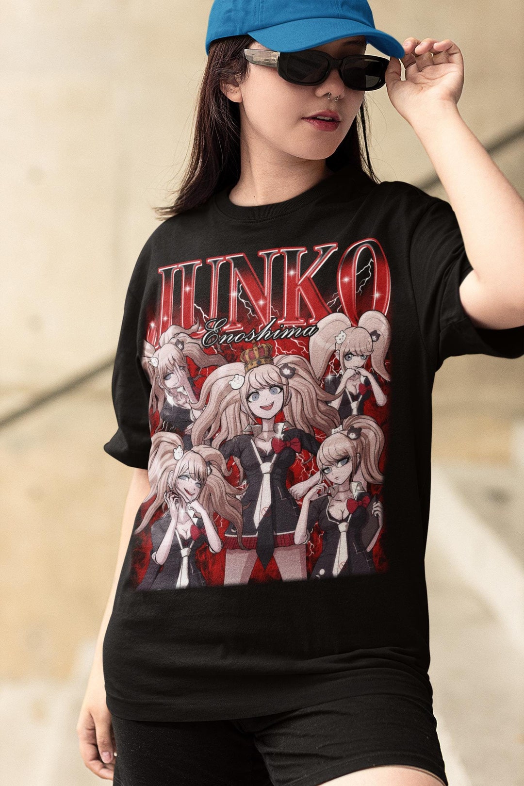 Unisex Danganronpa Bullet Refutation Junko Enoshima Anime Bootleg T ...