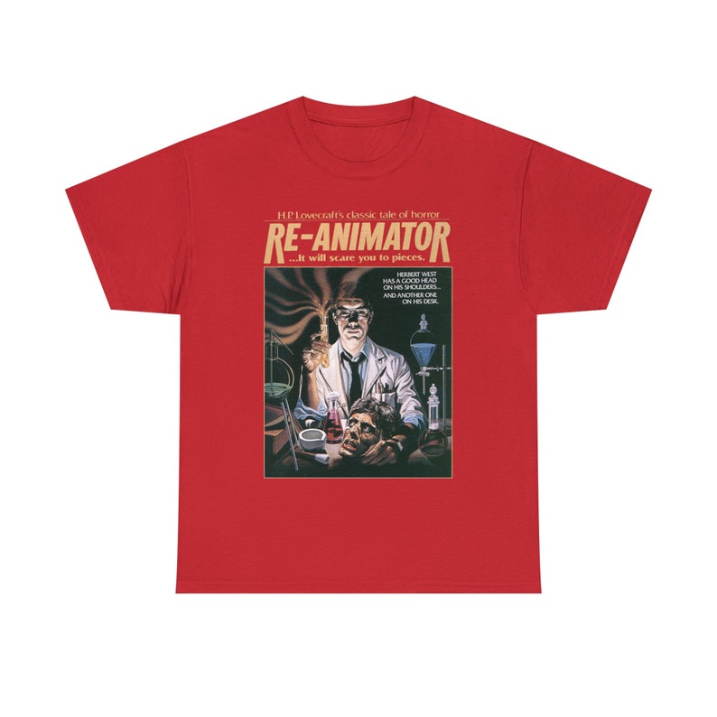 Unisex Re-animator Movie T-shirt, 80s Horror Film Shirt - Etsy