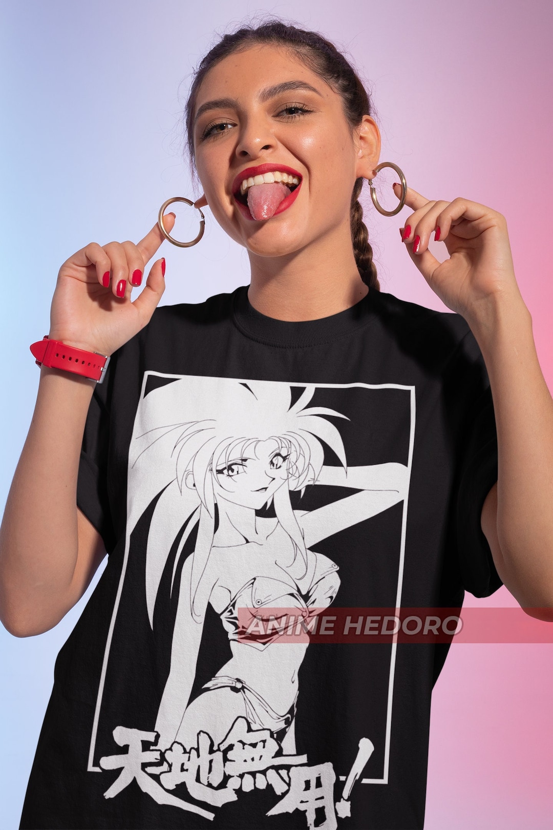 Unisex Tenchi Muyo Ryoko Hakubi Retro Anime T-shirt, Manga Waifu Shirt ...