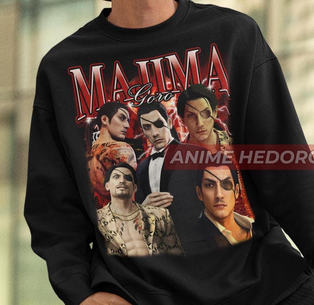 Unisex Yakuza Majima Mad Dog of Shimano Gaming Sweatshirt, Japanese ...