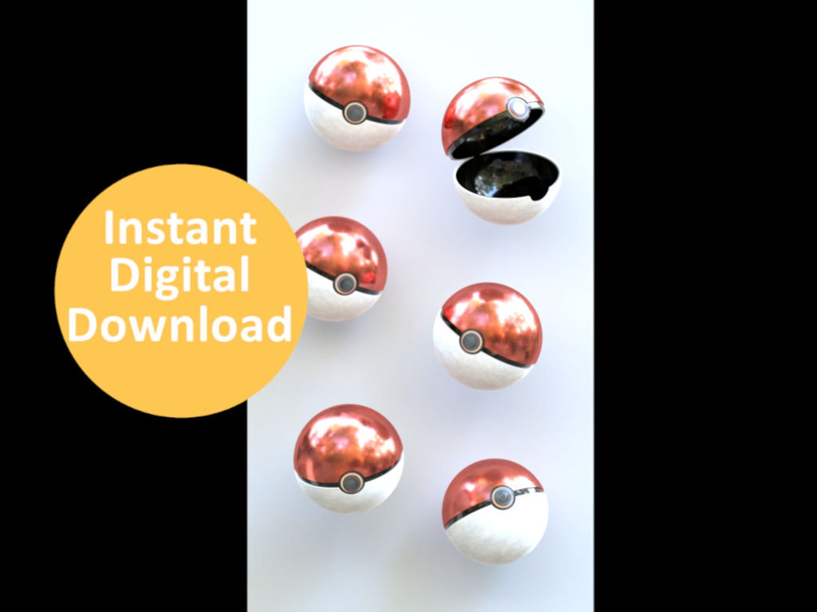 Pokeball Poster Pokemon Digital Download - Etsy