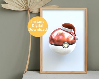 Pokeball Poster Pokemon Digital Download - Etsy