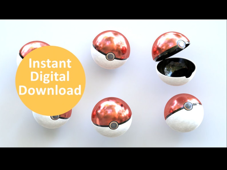 Pokeball Poster Pokemon Digital Download - Etsy