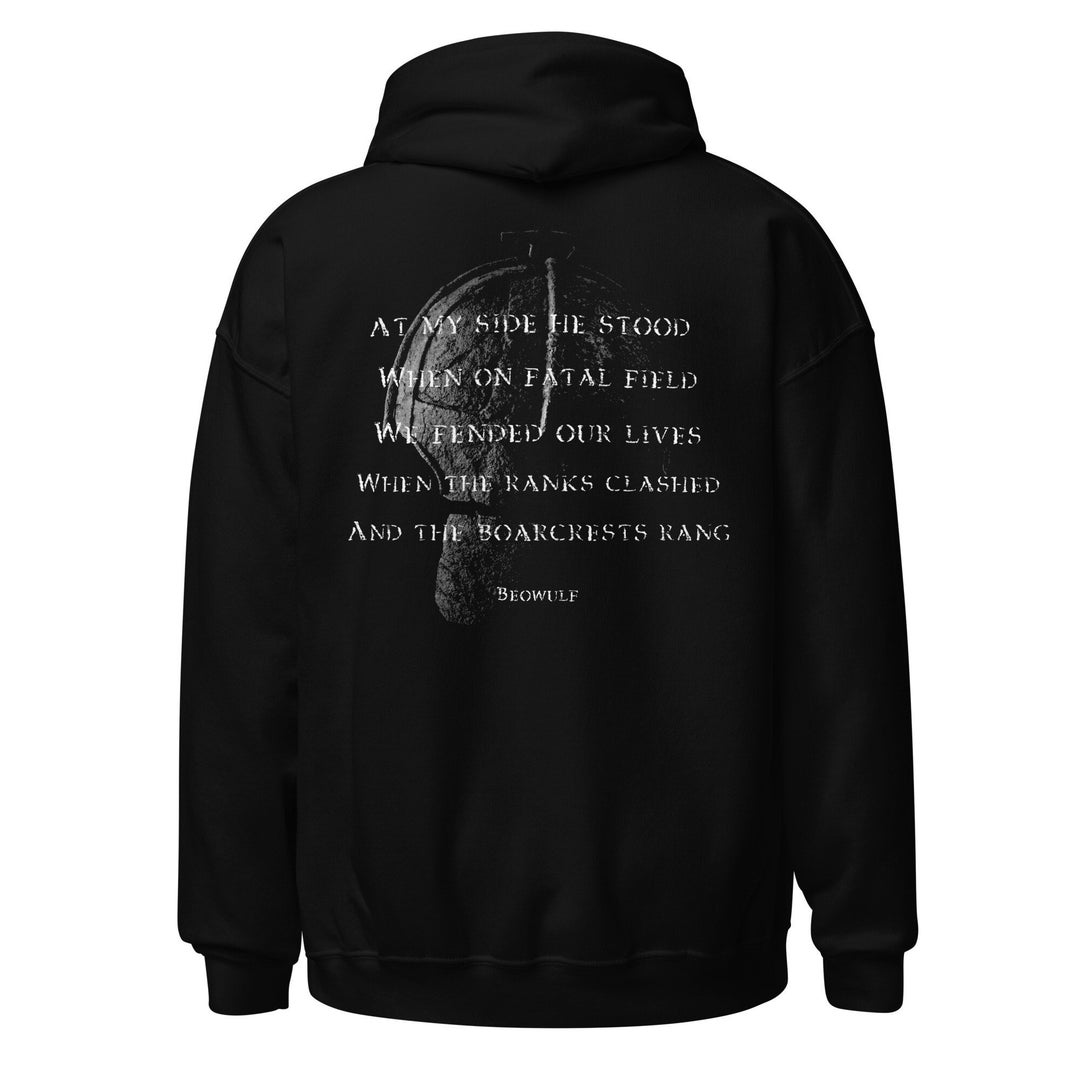 BOAR HELM Design Hoodie - Anglo Saxon Old English Beowulf Helmet ...