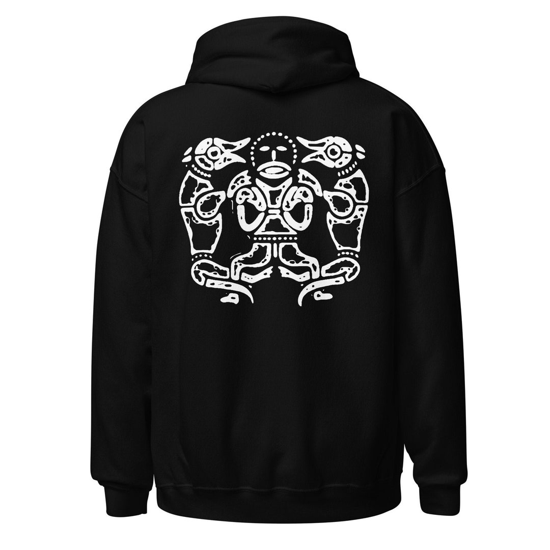 SUTTON HOO WUFFINGAS Design Hoodie - Anglo Saxon Old English Wolf ...
